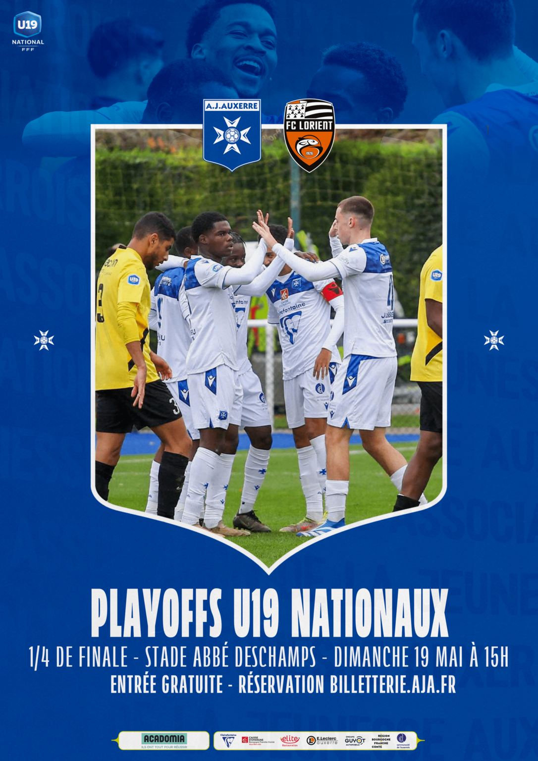 Le calendrier complet de la saison de N2 - AJA