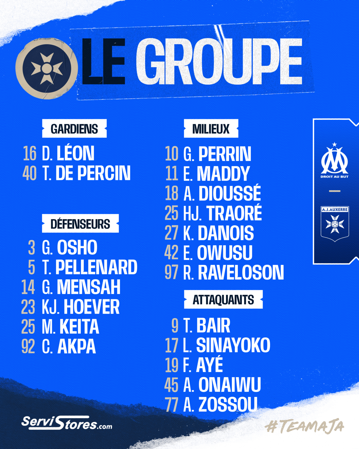 Découvrez le calendrier 2024-2025 de l’AJA